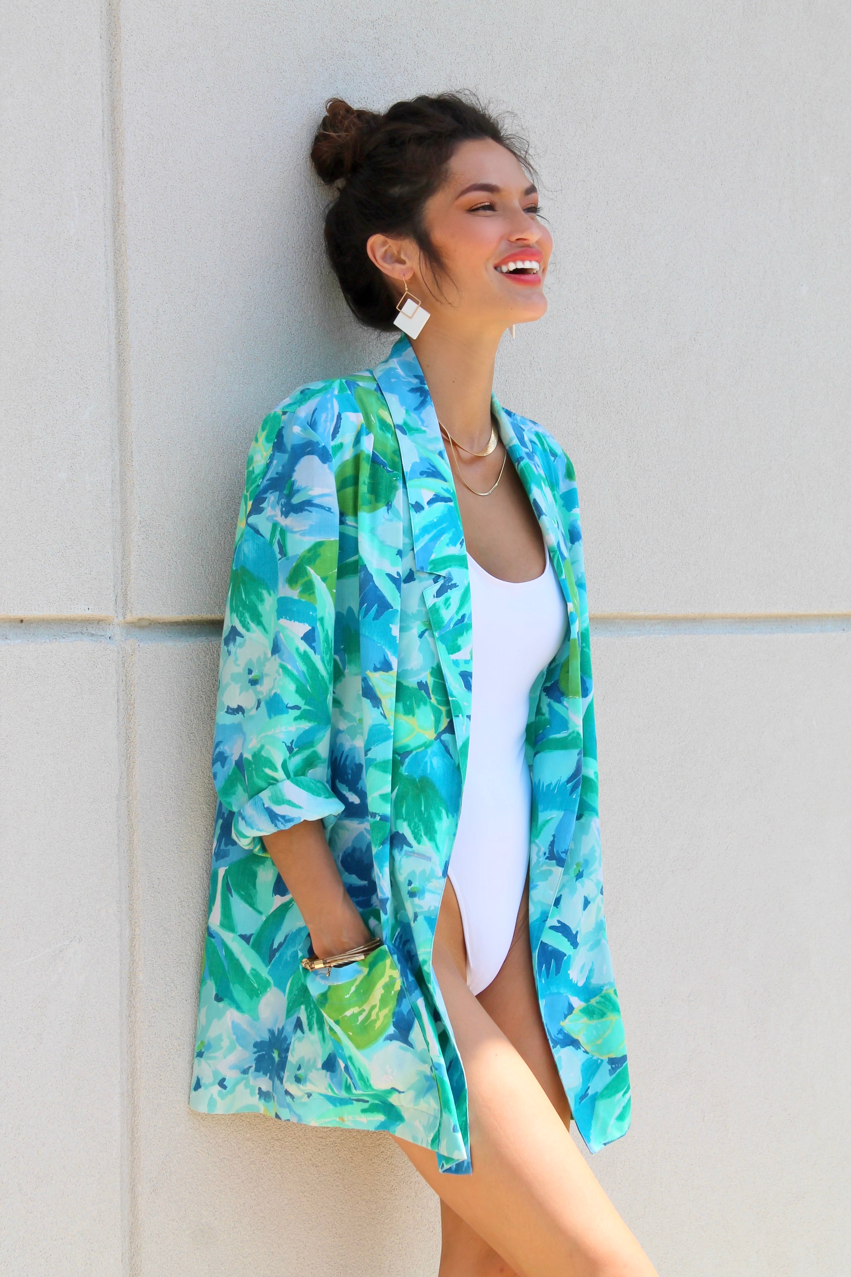Vintage Endless Summer blazer – Foxy Fable